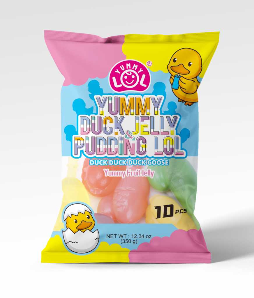 10pc Duck Fruit Jelly& Pudding bag - Yummy LOL